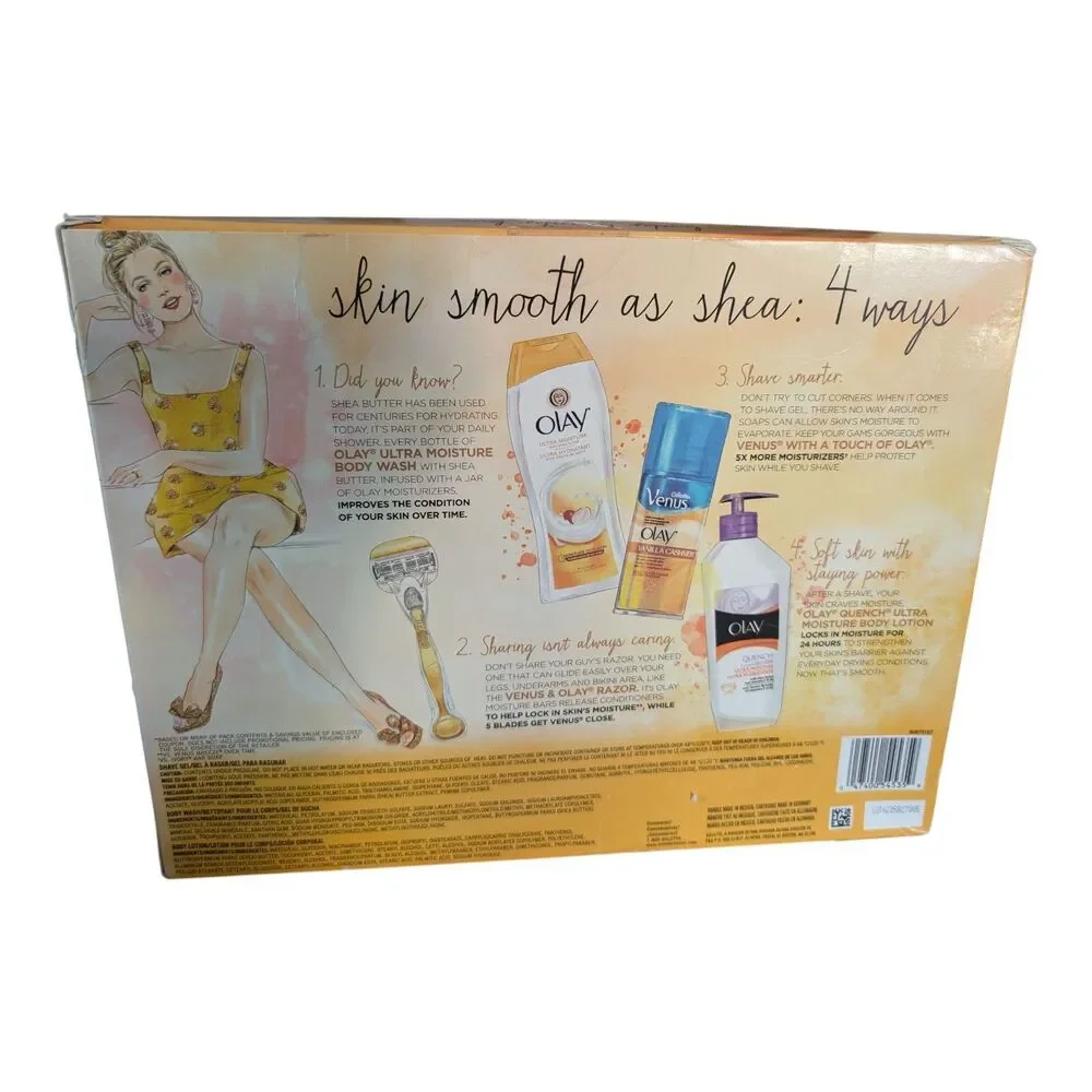 Bath & Body | Gillette Venus Womens Razor Olay Body Beauty Box Lotion ...